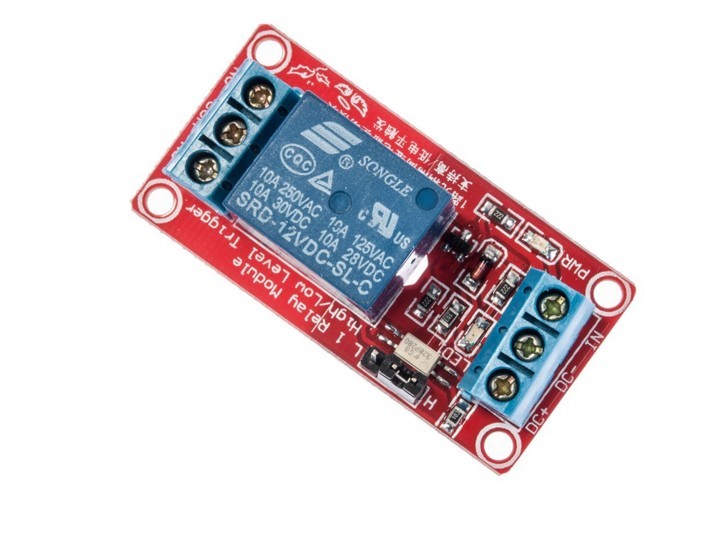 5V 1-Channel High/Low Level Triger Relay Module with Optocoupler(Red)