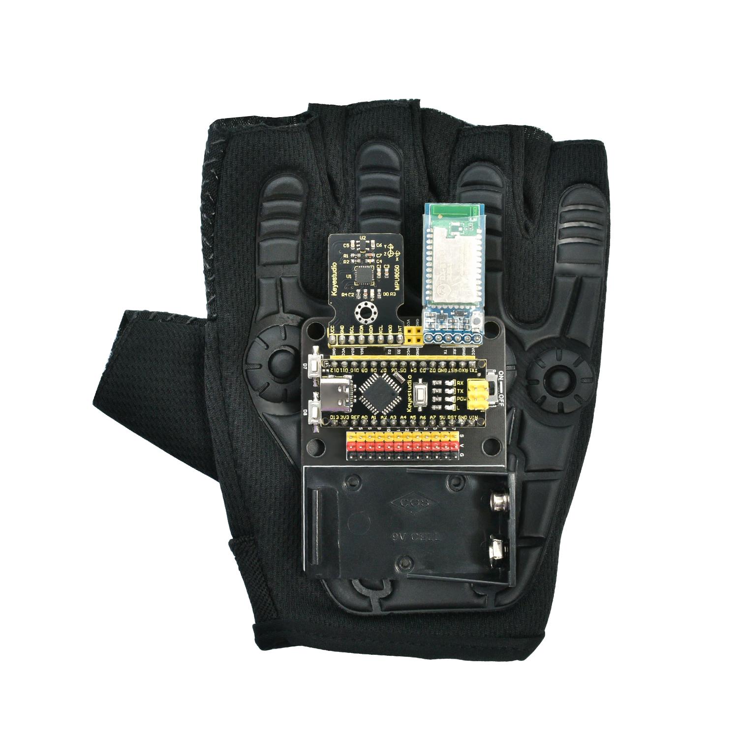 Keyestudio Motion Sensing Glove Gesture Nano Control Smart Car for ...