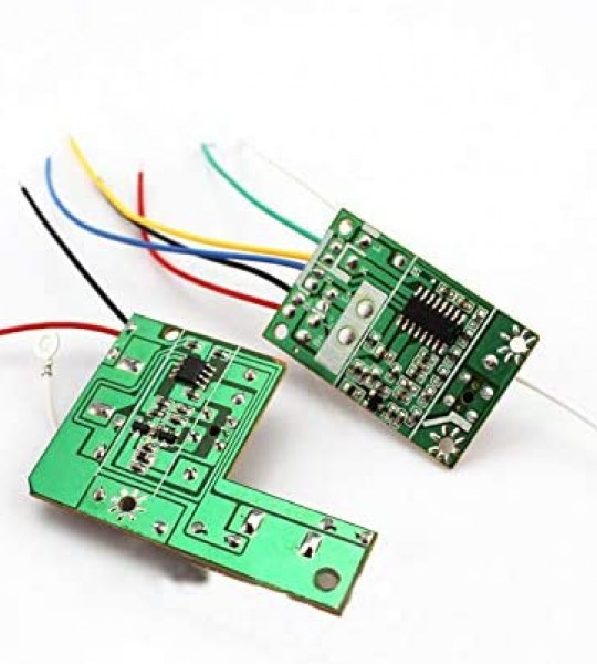 40Mhz Simple 4 Channel 10 Meter Radio RC Transmitter Receiver Board Kit ...