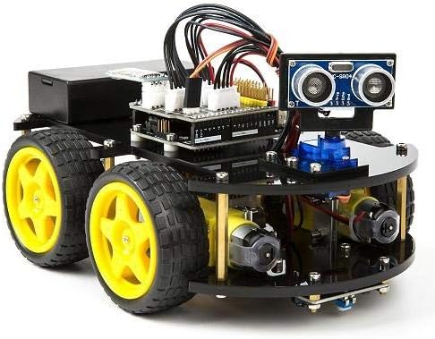 4 wd,Arduino UNO R3, Line Tracking Module,Ultrasonic Sensor, Bluetooth ...