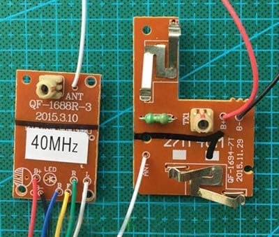 40Mhz Simple 4 Channel 10 Meter Radio RC Transmitter Receiver Board Kit ...