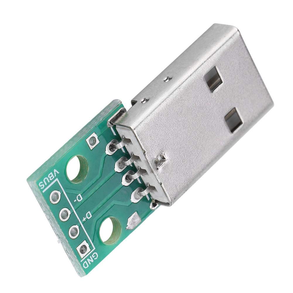 USB Male Head to Dip, 2.54mm Direct 4P Adapter Board, USB to 2.54mm Pin