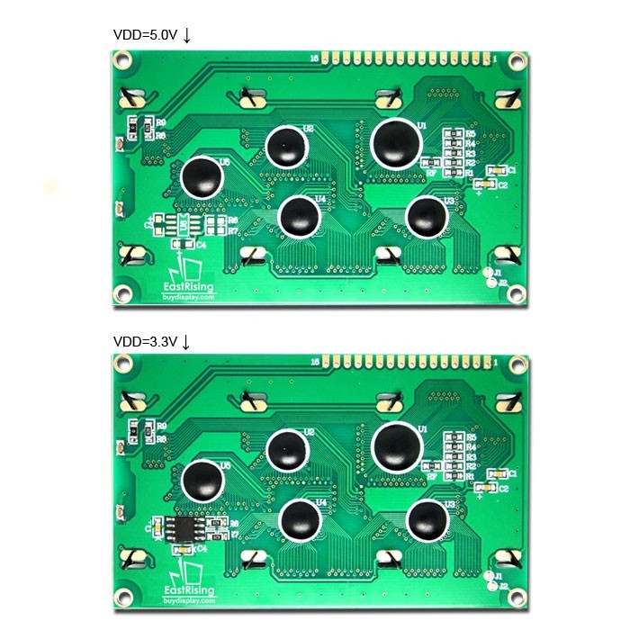 2004A 20x4 5V Character LCD Display Module SPLC780 Controller Blue ...