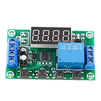 DC 5V 5A YYC-2S Adjustable LED Delay Relay Module Delay Timer Control Switch Board