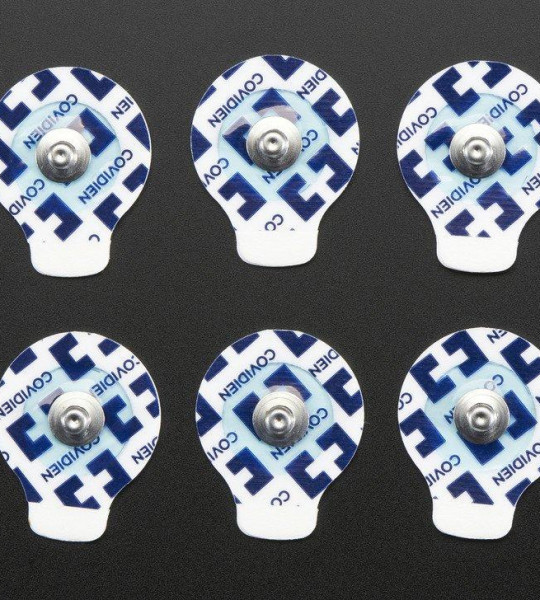 Muscle Sensor Surface EMG Electrodes - H124SG Covidien - Pack of 6