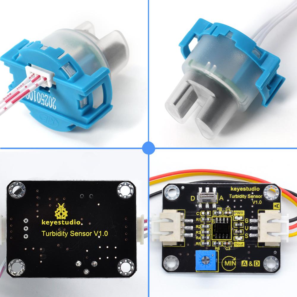 Keyestudio Turbidity Sensor V1.0 With Wires Compatible with Arduino for ...