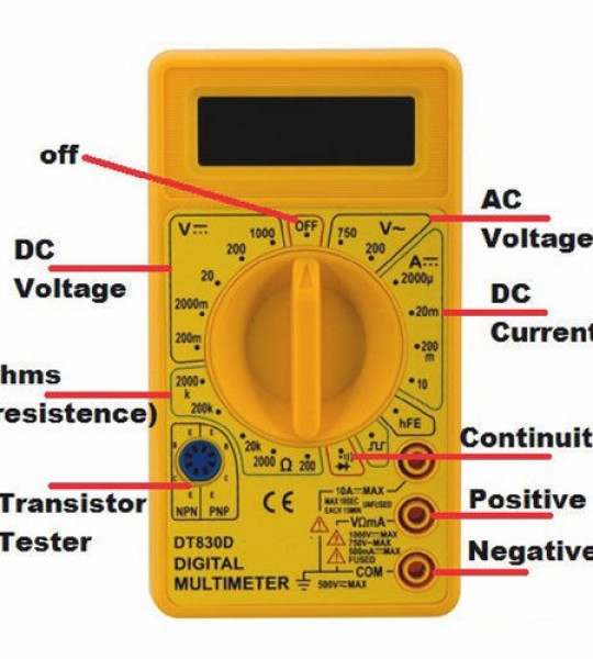 DT830D Digital Multimeter