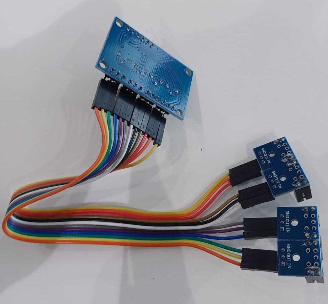 4 channel speed sensor module motor speed counting module groove ...