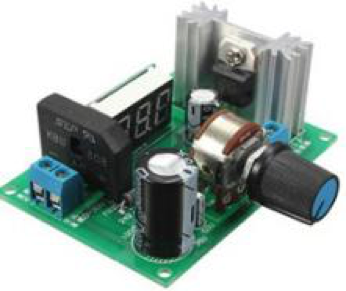 LM317 AC-DC Converters Step Down Power Module Adjustable Linear Regulator with LED Meter