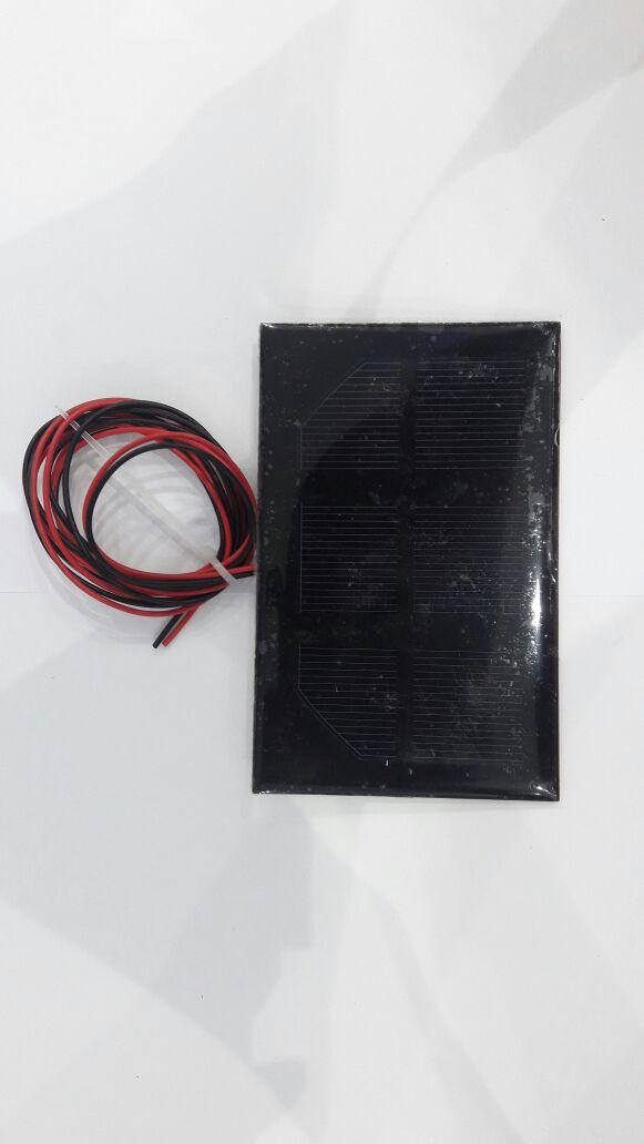 1.5 V500mA Solar Sell - Solar Panel 110x70mm with 1m wire