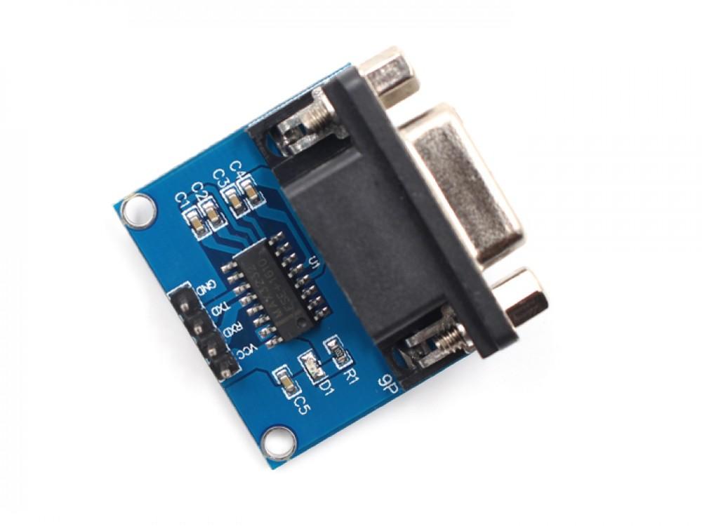 max3232 rs232 to ttl serial port converter module db9 connector max232