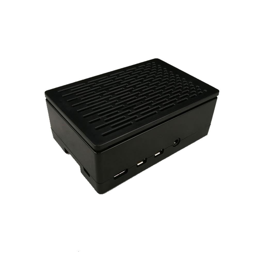 Raspberry Pi 4 Model B ABS Case Enclosure Box Cooling Fan Support 3.5 ...
