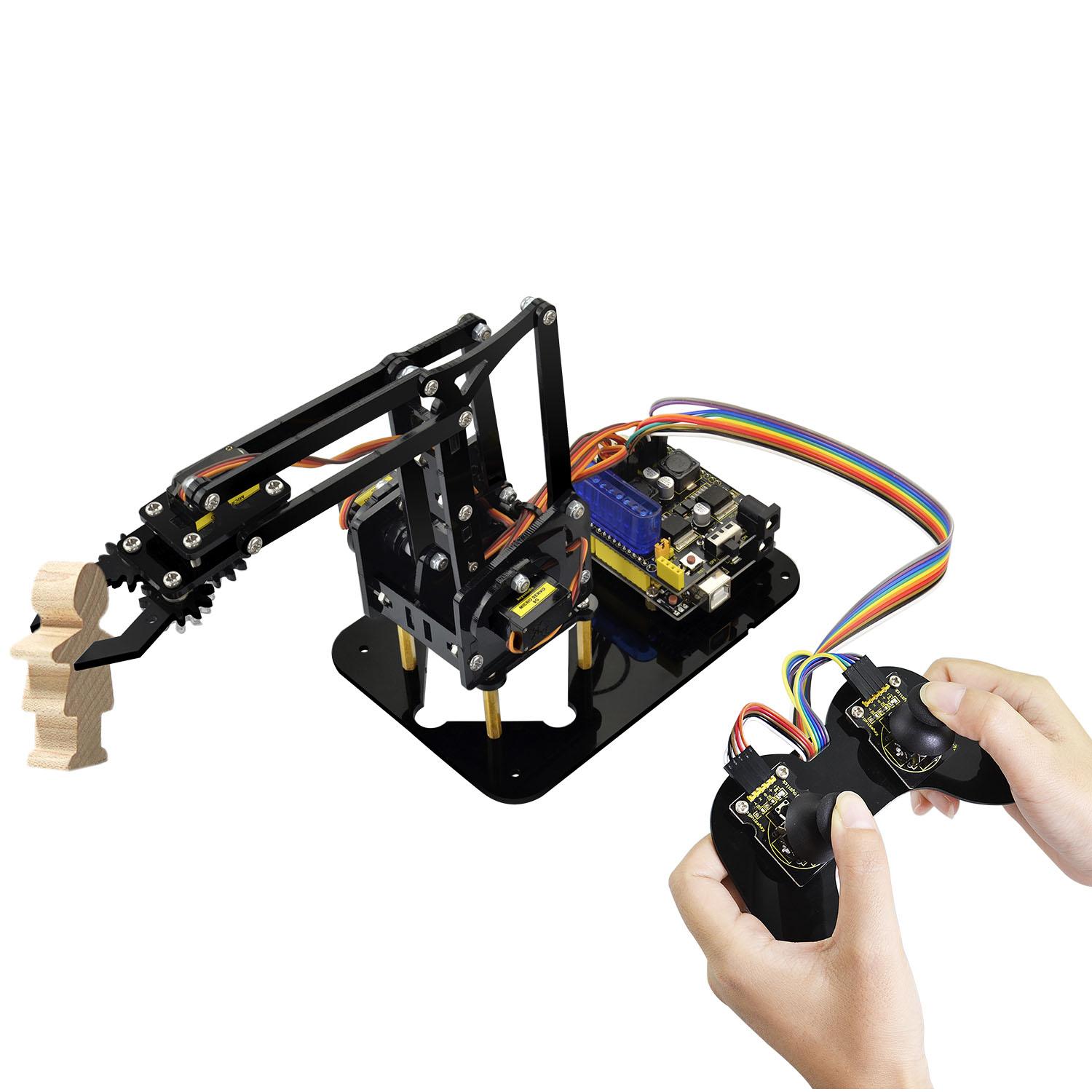 Joystick Memory BT 4 DOF Mechanical Educational Robot Arm Kit for ...
